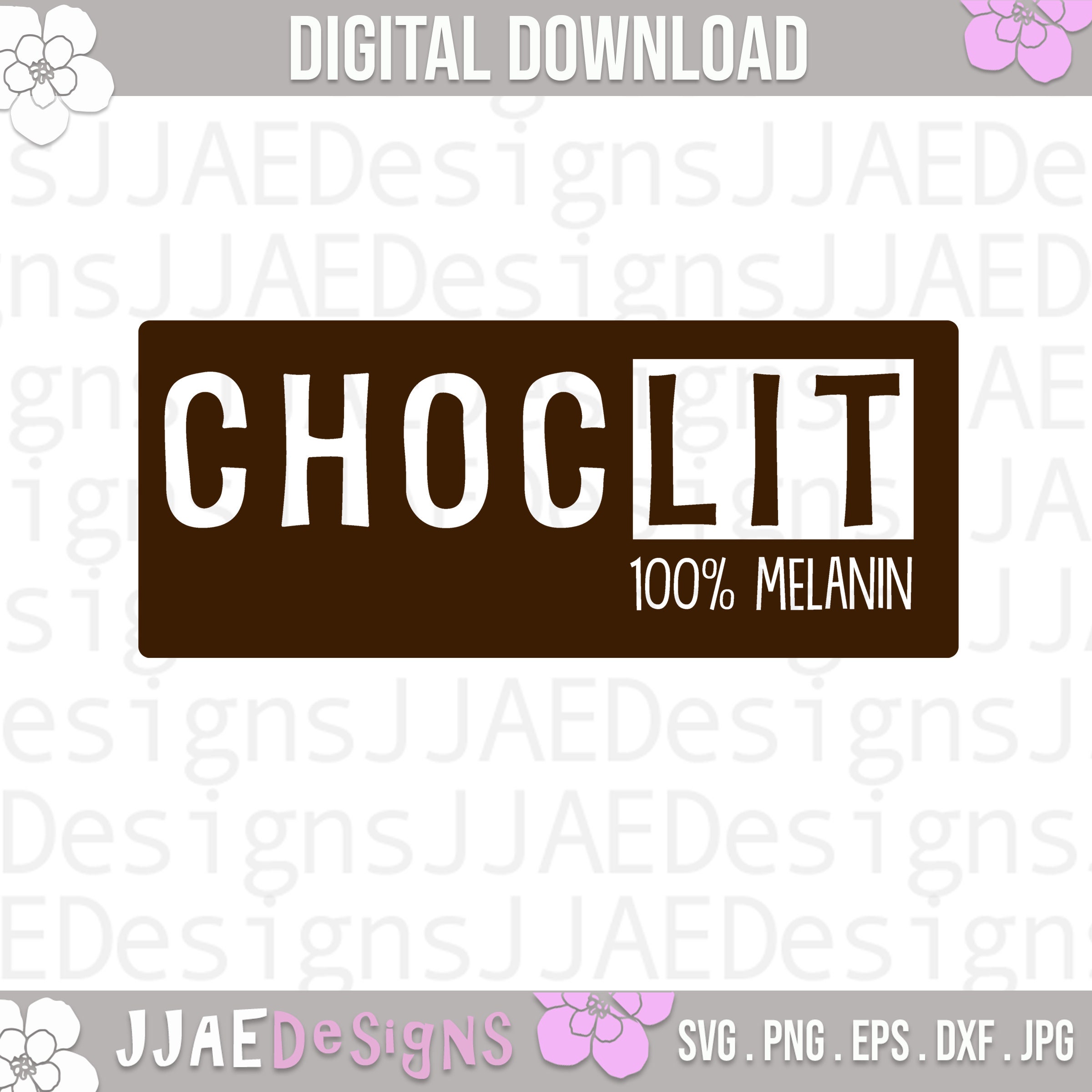 Choclit 100% Melanin Svg African American Svg Black Svg - Etsy
