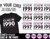 Class Reunion Svg Class Reunion Shirt Svg Class of 1990 1991 - Etsy