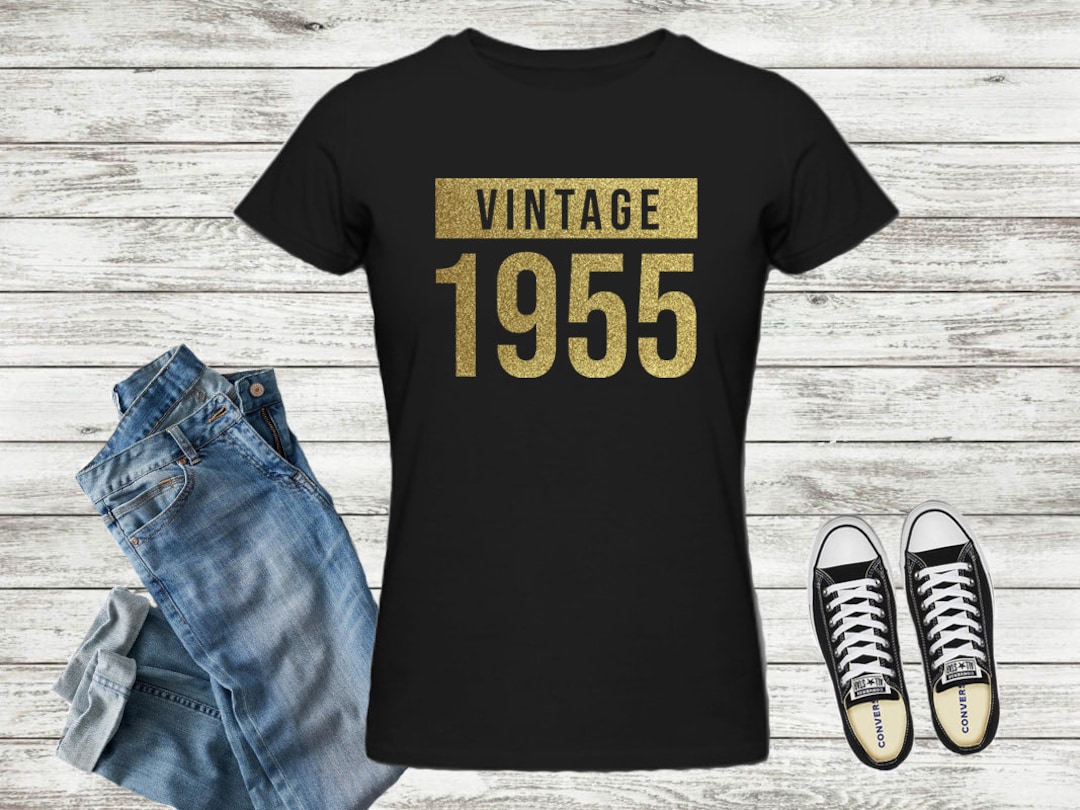 1955 Birthday SVG | Vintage 1955 SVG Clipart | Vintage 1955 Cut File ...