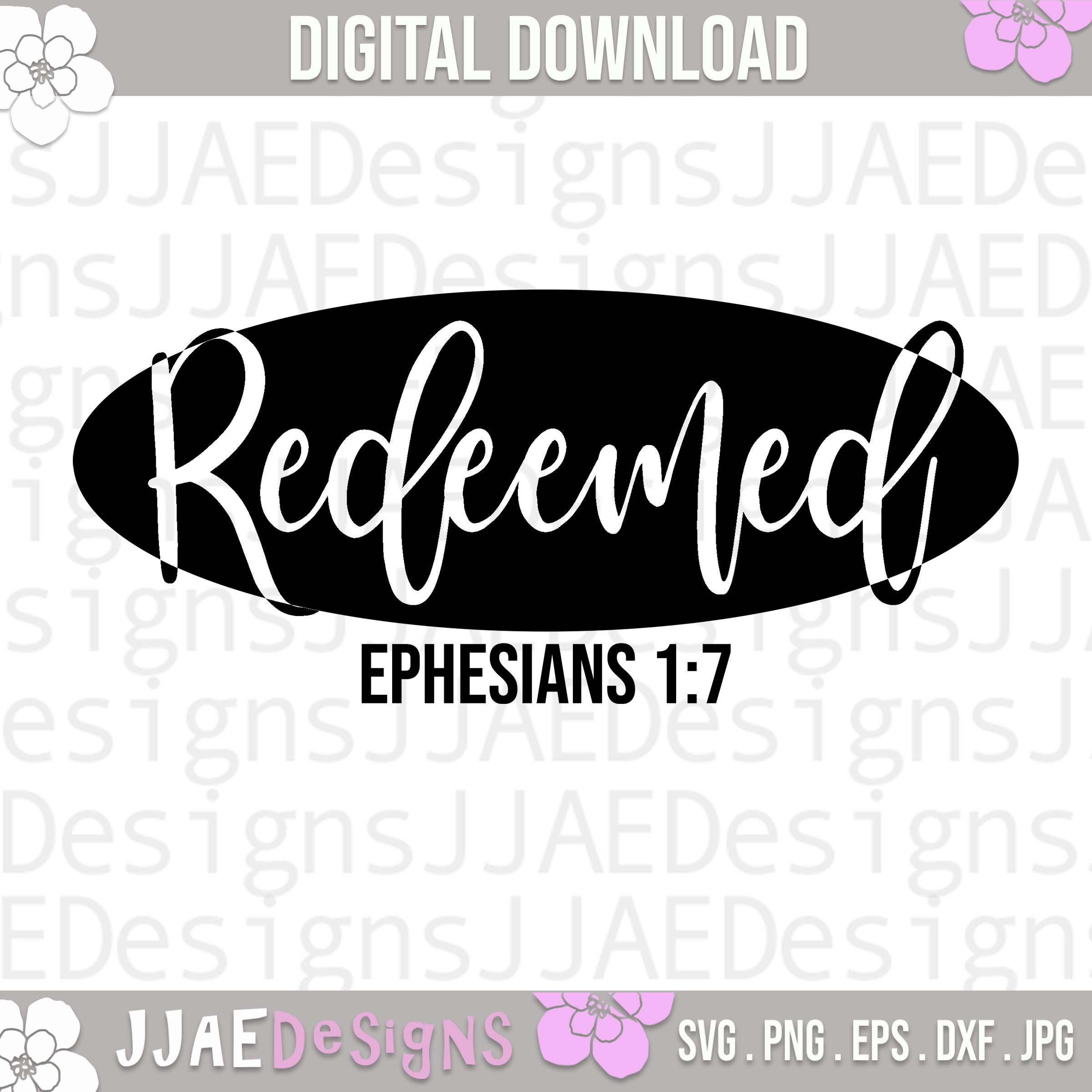 Redeemed SVG Christian Svg Motivational Svg Inspirational - Etsy