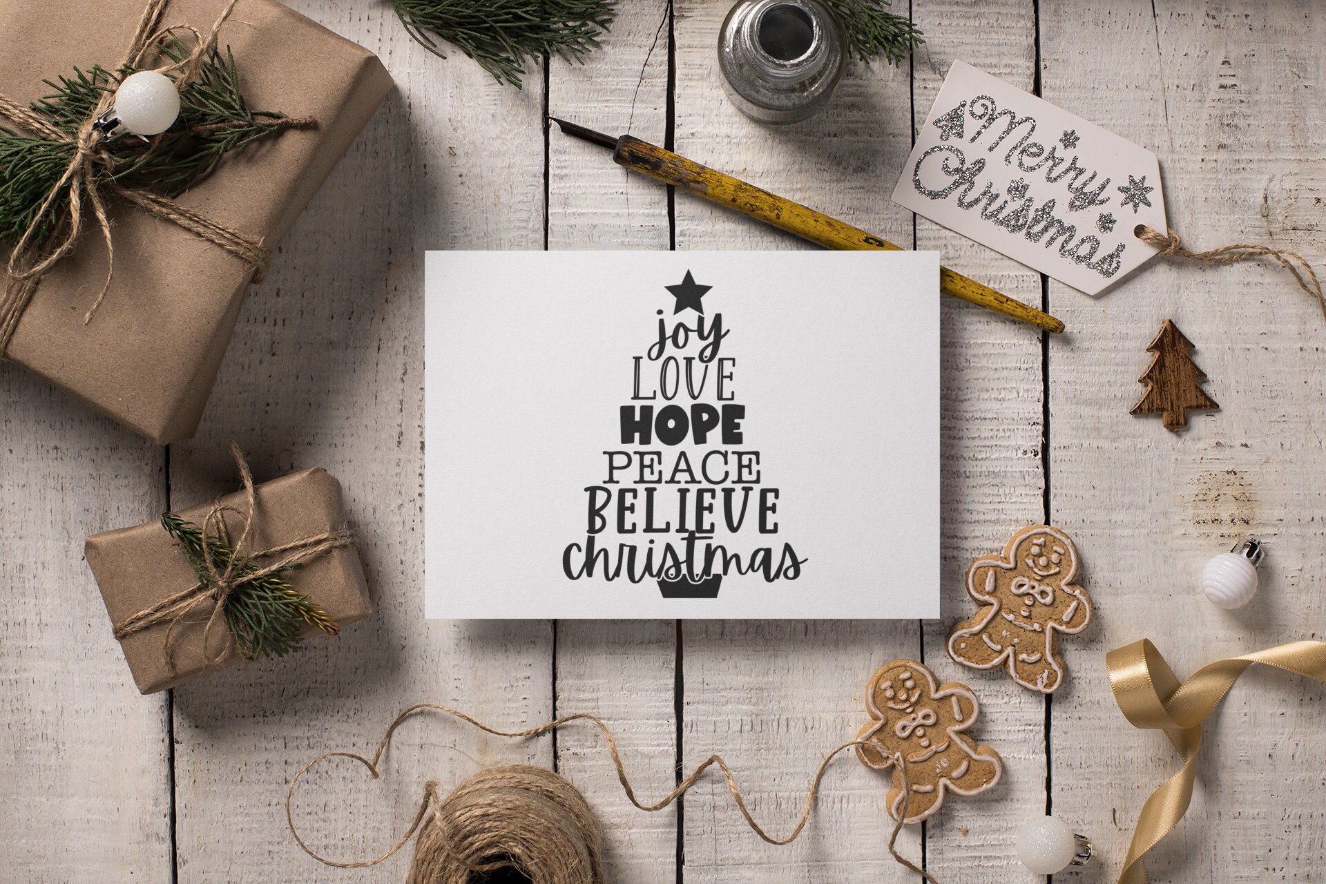 Christmas Tree Svg Bundle, Christmas Tree Word Art Svg, Christmas Tree ...