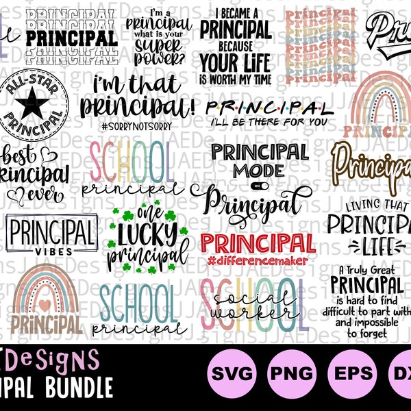 Principal Svg - Etsy