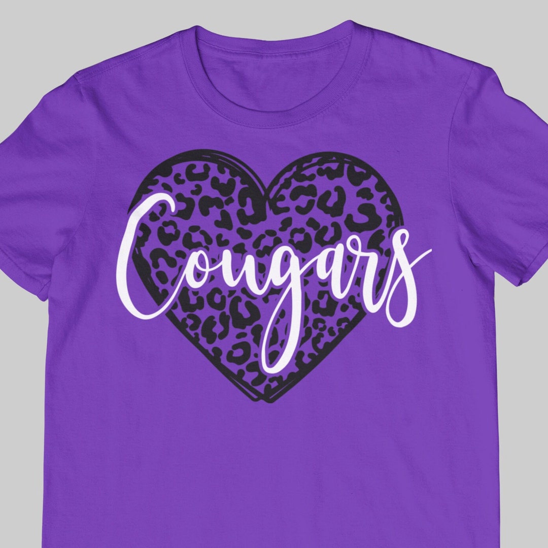 Cougars Svg, School Sports Team Shirt Svg, School Mascot Svg, Cougar ...