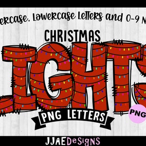 Christmas Alphabet PNG Letters, Doodle Letters PNG Letters, Christmas ...