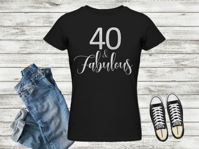 40 And Fabulous Svg 40 Svg 40th Birthday Svg 40th Birthday Etsy