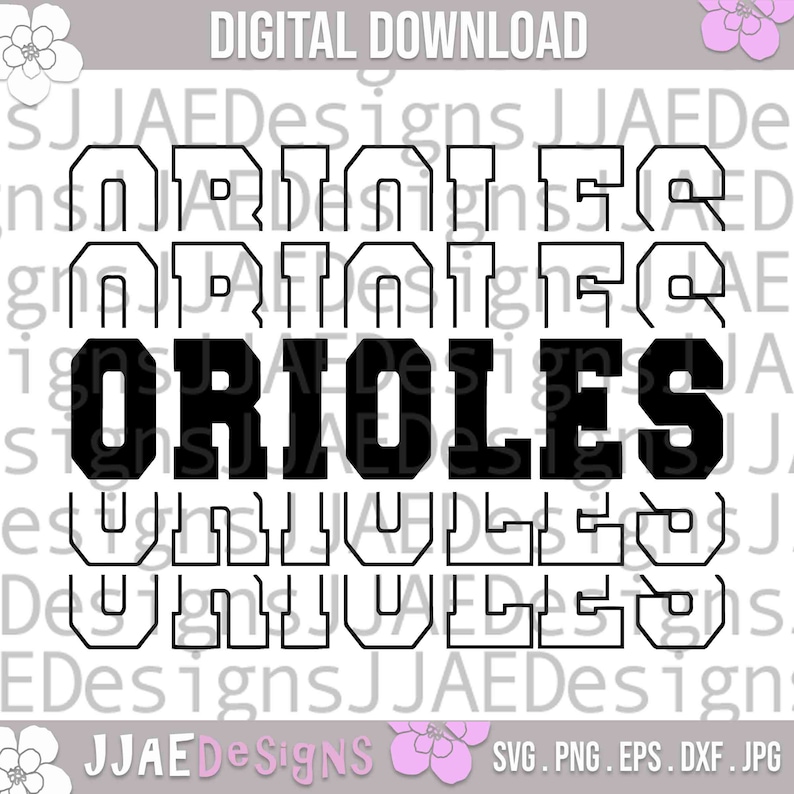 Orioles Svg, School Spirit Shirts Svg, Orioles School Mascot Svg ...