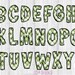 Christmas Alphabet PNG Letters Doodle Letters PNG Letters - Etsy