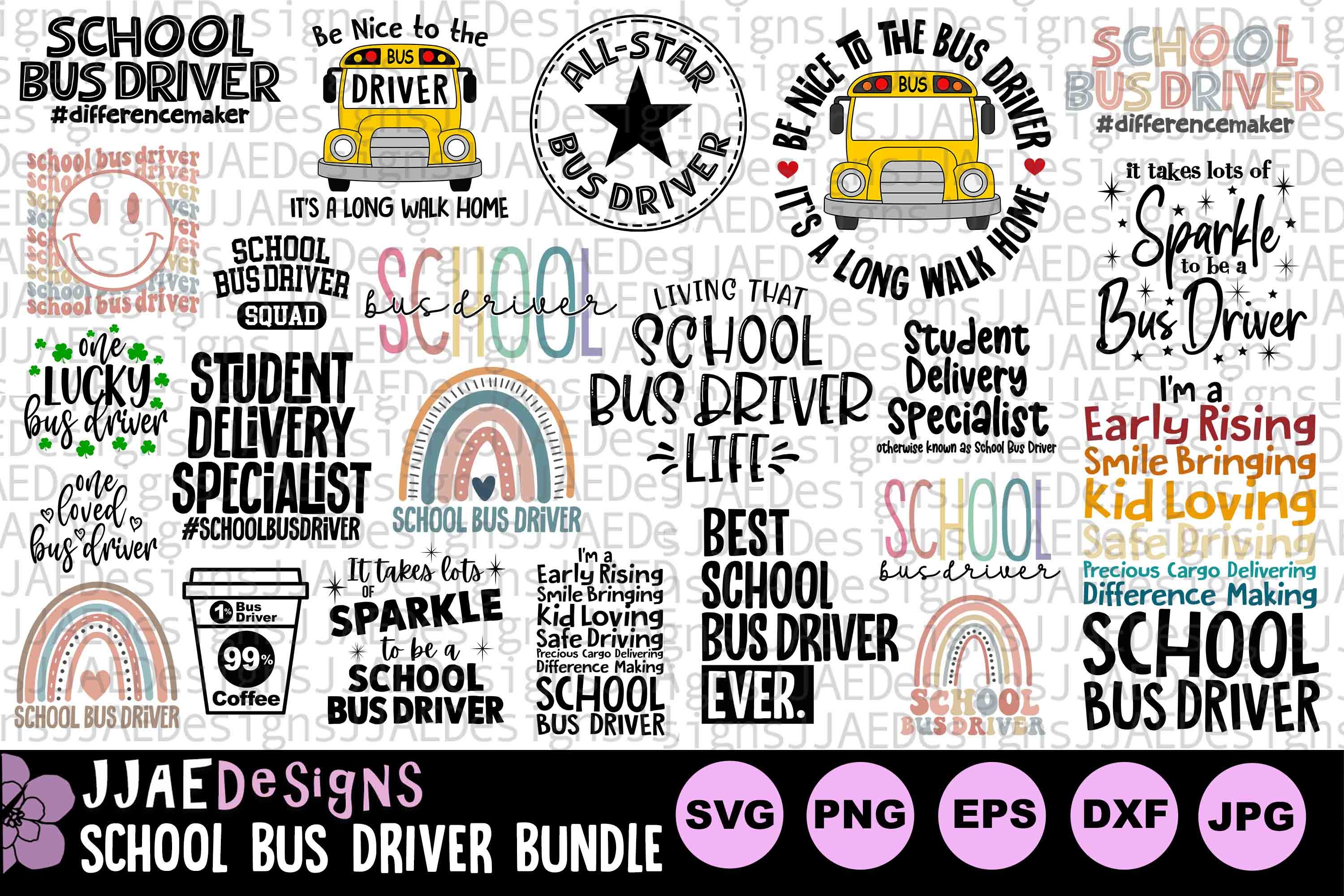 Bus Driver SVG Bus Driver SVG Bundle Bus Driver Shirt Svg - Etsy Canada