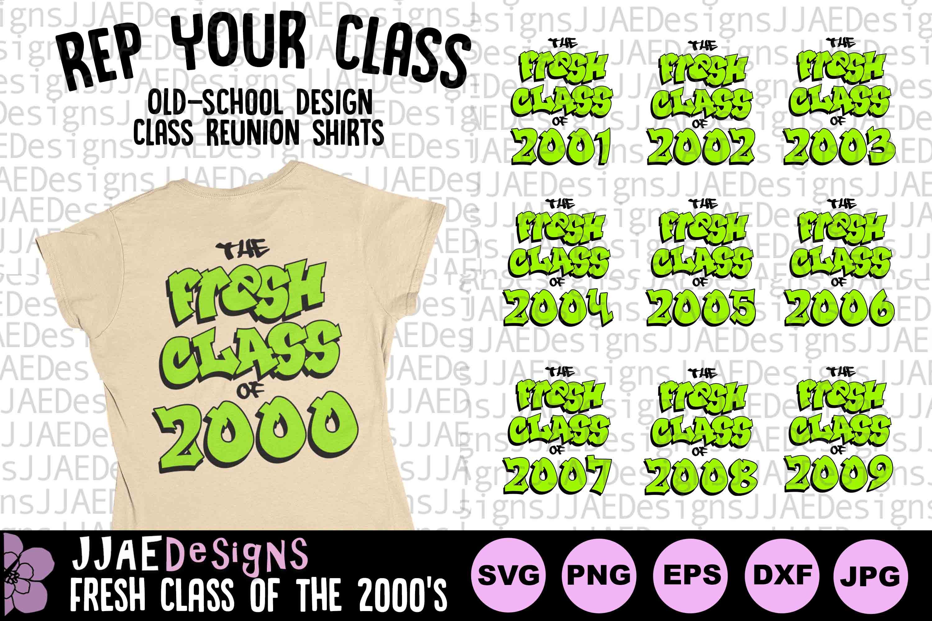 Fresh Class Reunion Svg Class Reunion Shirt Svg Class of 2000 - Etsy
