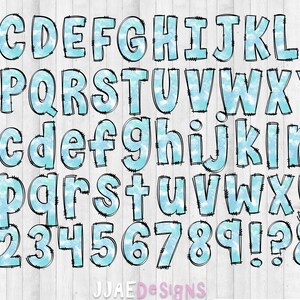 Spring PNG Letters, Doodle Spring Alphabet, PNG Doodle Letters Set PNG ...