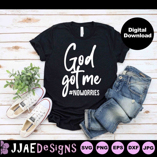 No Worries God Got Me Svg - Etsy