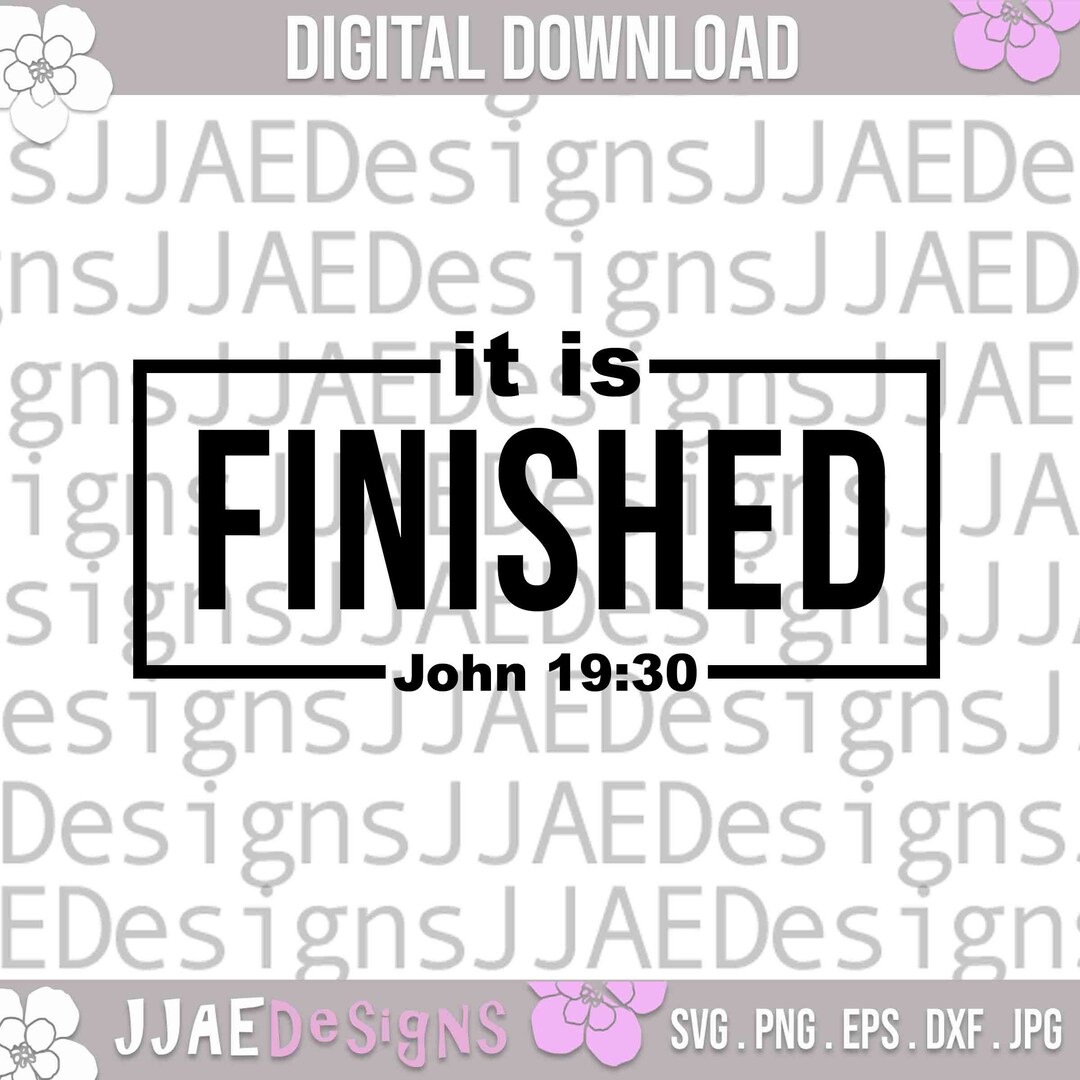 It is Finished SVG | Easter Svg | Easter Svg Cut File | Resurrection ...