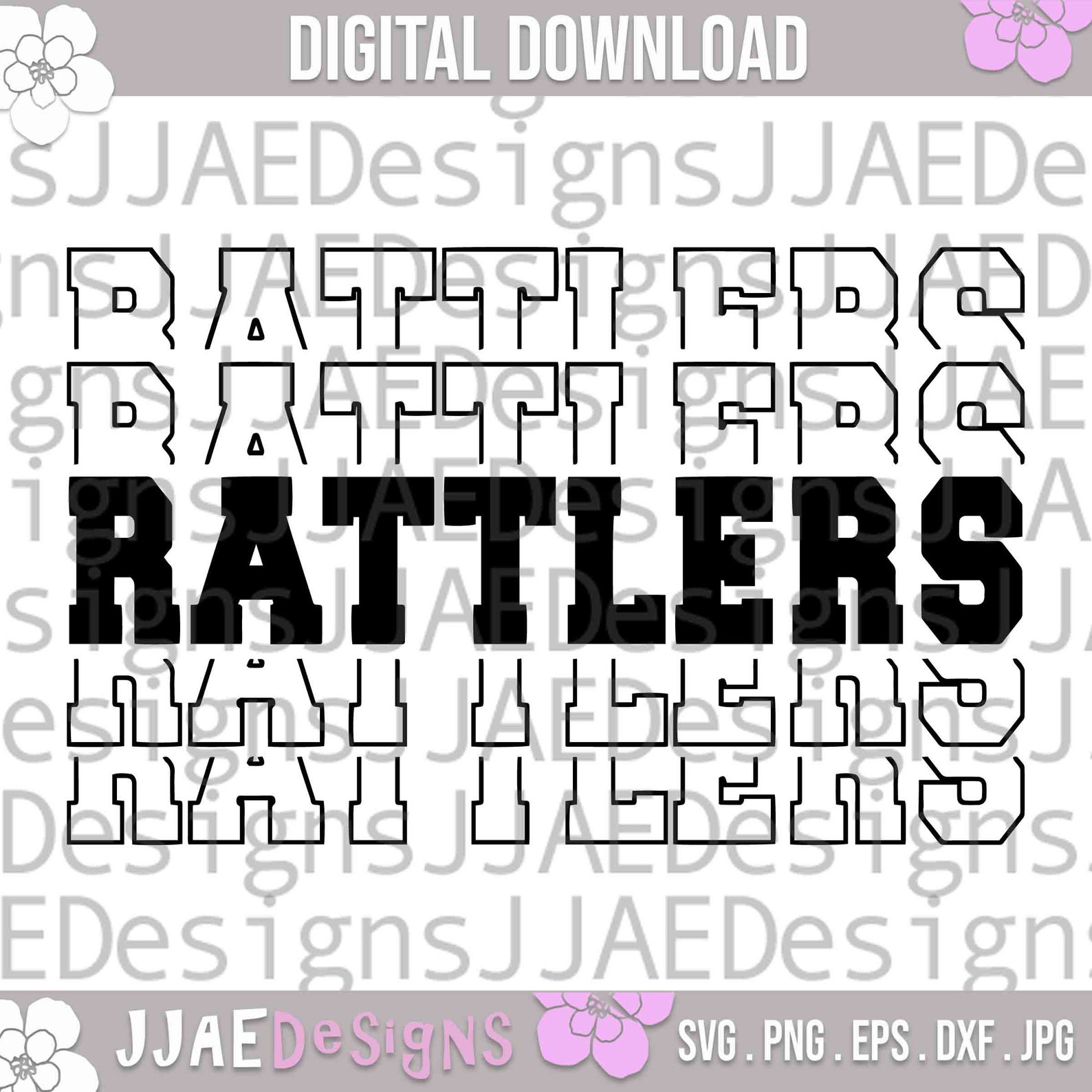 Rattlers Svg, School Spirit Shirts Svg, Rattlers School Mascot Svg ...