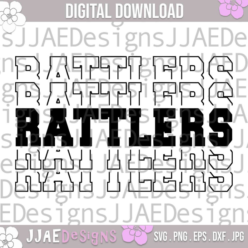 Rattlers Svg, School Spirit Shirts Svg, Rattlers School Mascot Svg ...