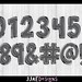 Grey PNG Letters, Doodle Grey Alphabet, PNG Doodle Letters Set PNG ...