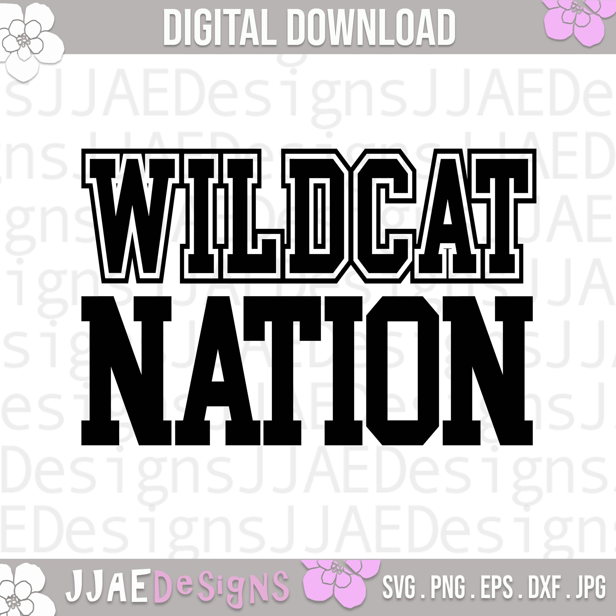Wildcats SVG Bundle, School Sports Team Shirt Svg, School Mascot Svg ...