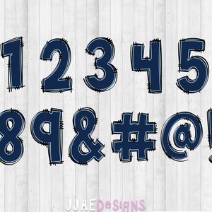 Light Blue & Navy Blue Alphabet PNG Letters, Light Blue and Navy Blue ...