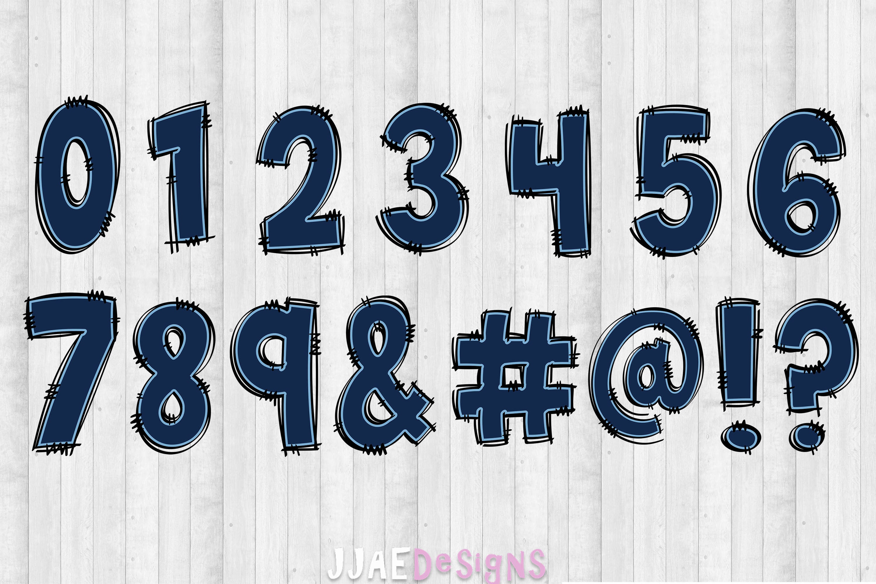 Light Blue & Navy Blue Alphabet PNG Letters, Light Blue and Navy Blue ...