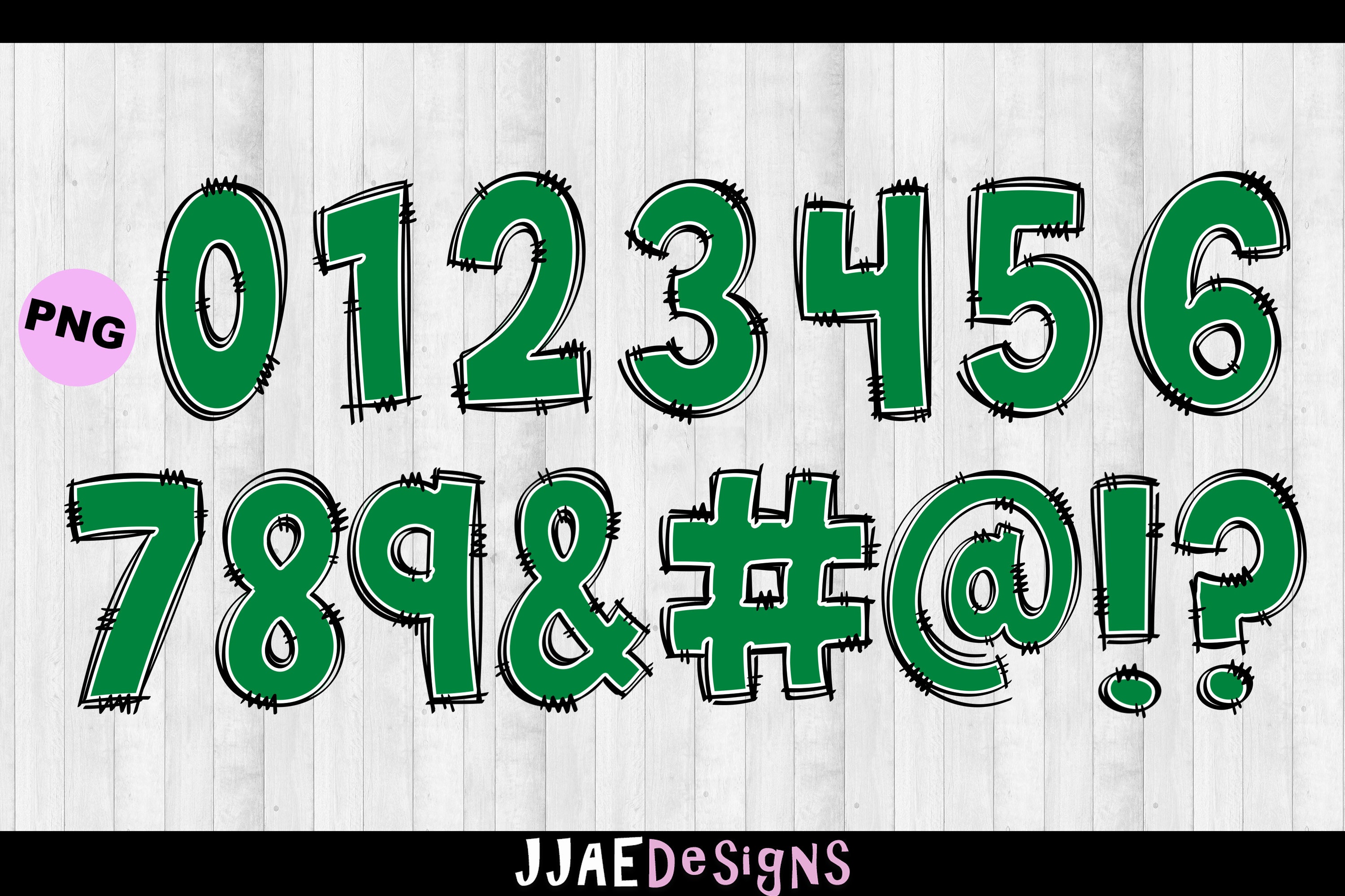 Green PNG Letters, Doodle Green Alphabet, PNG Doodle Letters Set PNG ...