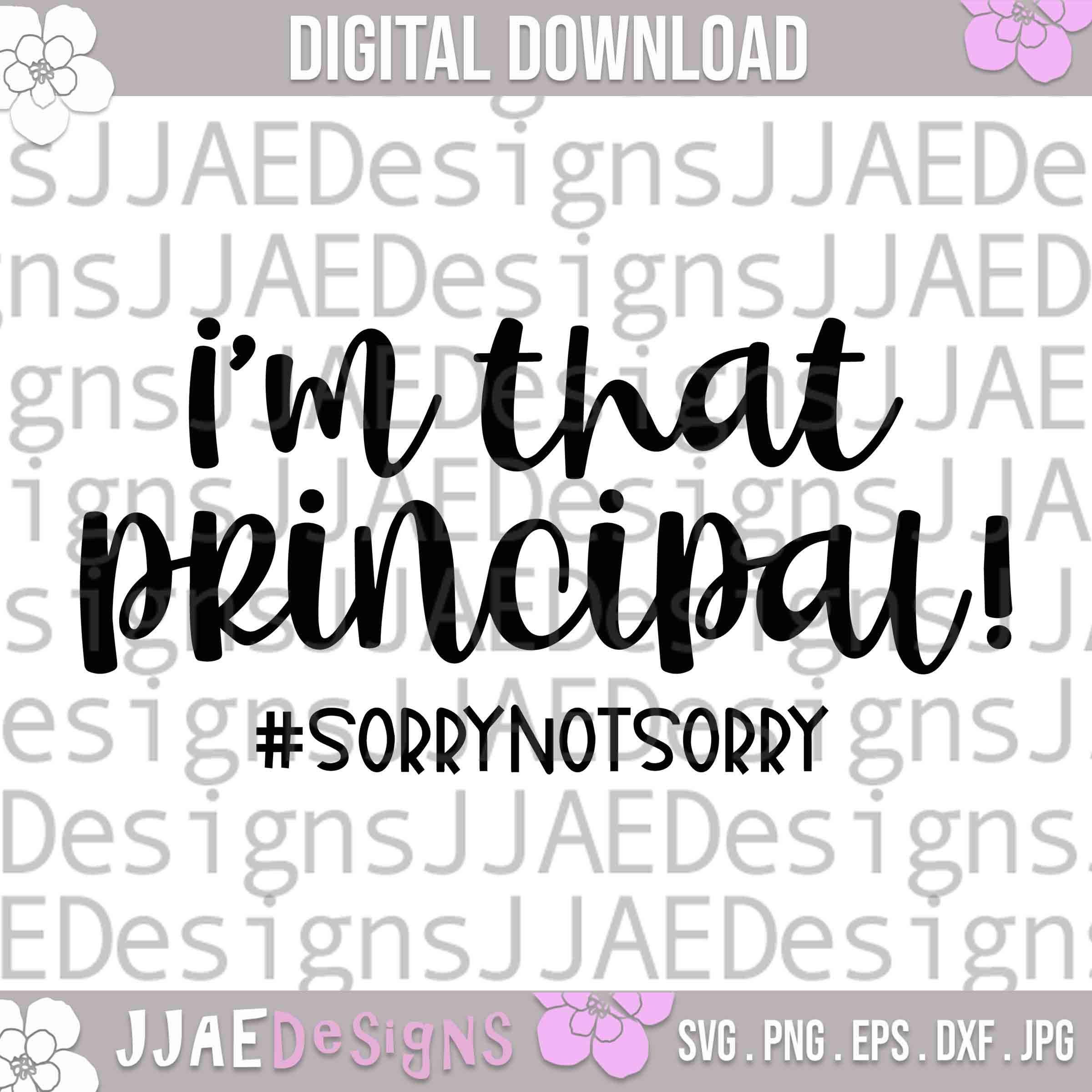 Principal Svg, Principal Shirt Svg, Back to School Svg, School ...