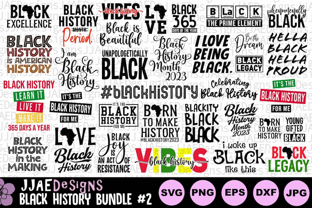 Black History SVG Bundle | African American Svg | Black History Svg ...
