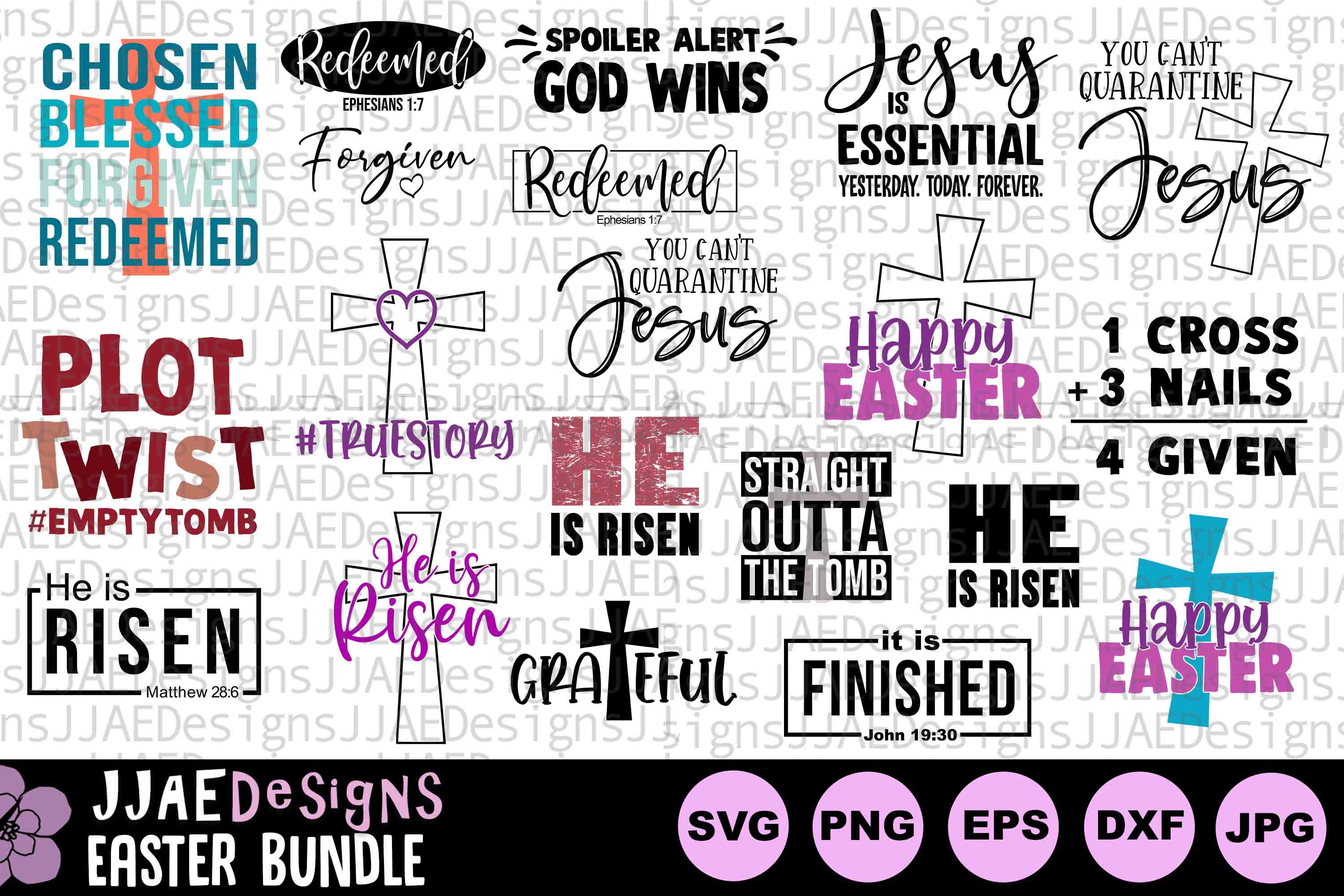 Easter SVG Bundle Easter Svg Easter Svg Cut File Svg Cut - Etsy