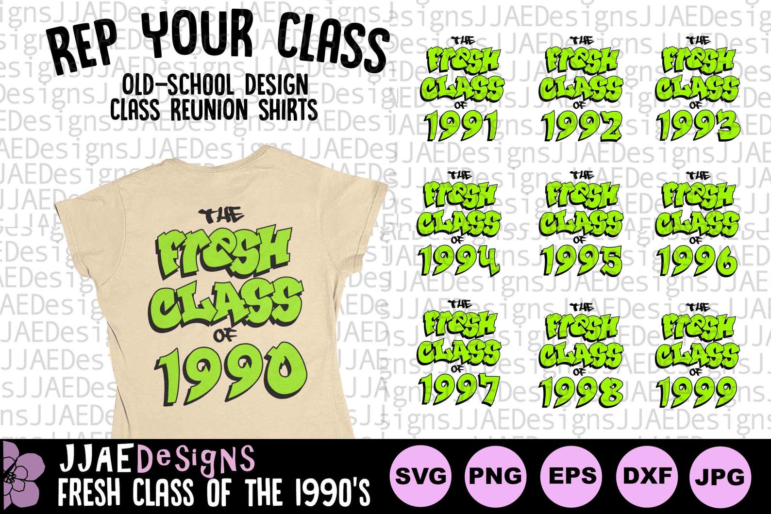 Fresh Class Reunion Svg, Class Reunion Shirt Svg Class of 1990 1991 ...