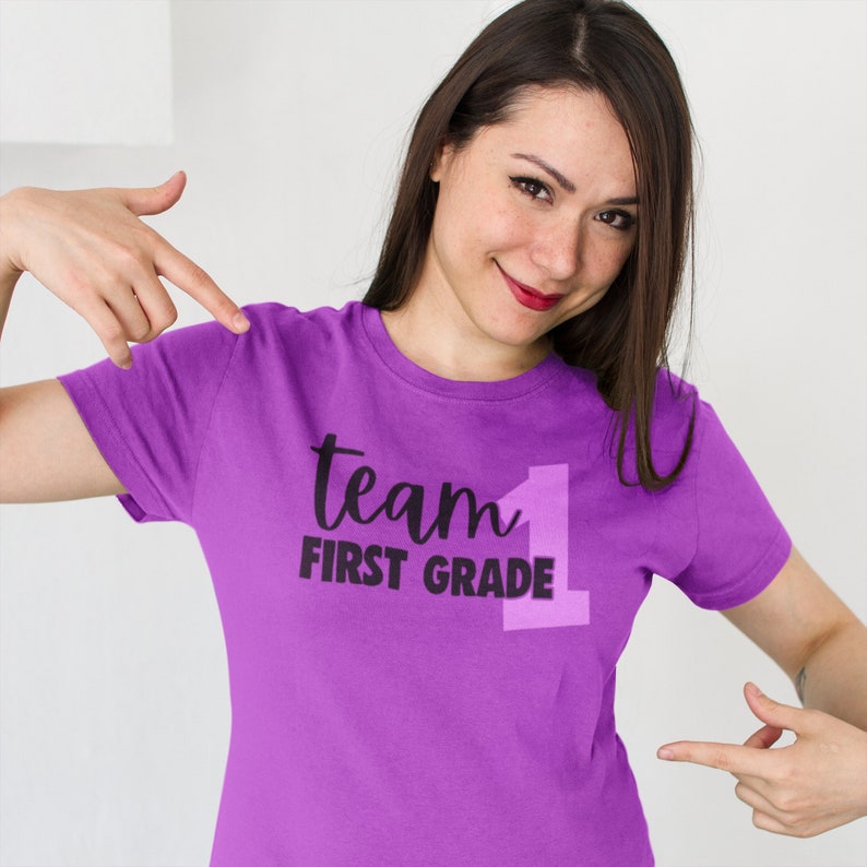 Team First Grade Svg First Grade Svg 1st Grade Teacher Shirt - Etsy