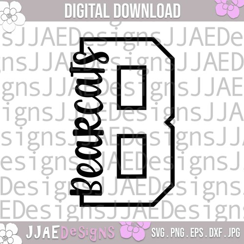 Bearcats Svg School Spirit Shirts Svg School Mascot Svg - Etsy