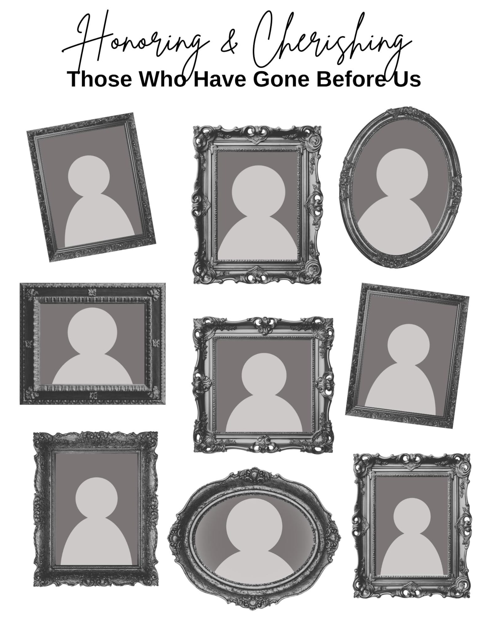 Family Reunion, Memorial Page, Family Reunion Booklet Editable Template ...