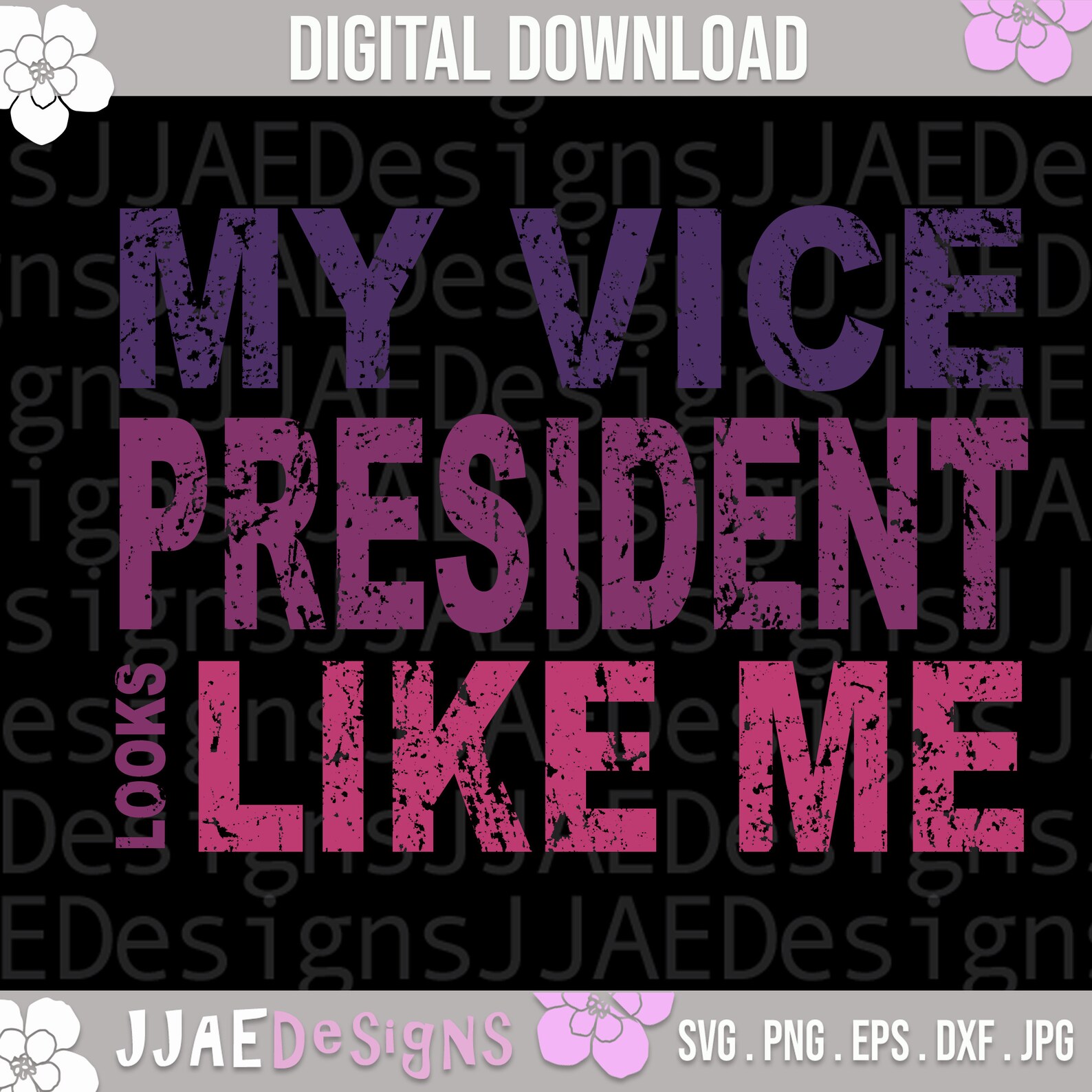 My VP Looks Like Me Svg Madam Vice President Svg Black - Etsy