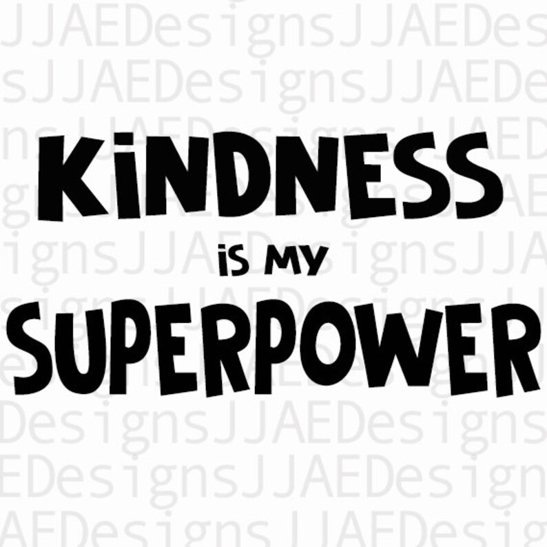 Kindness is My Superpower Svg Infant Svg Choose Kindness - Etsy