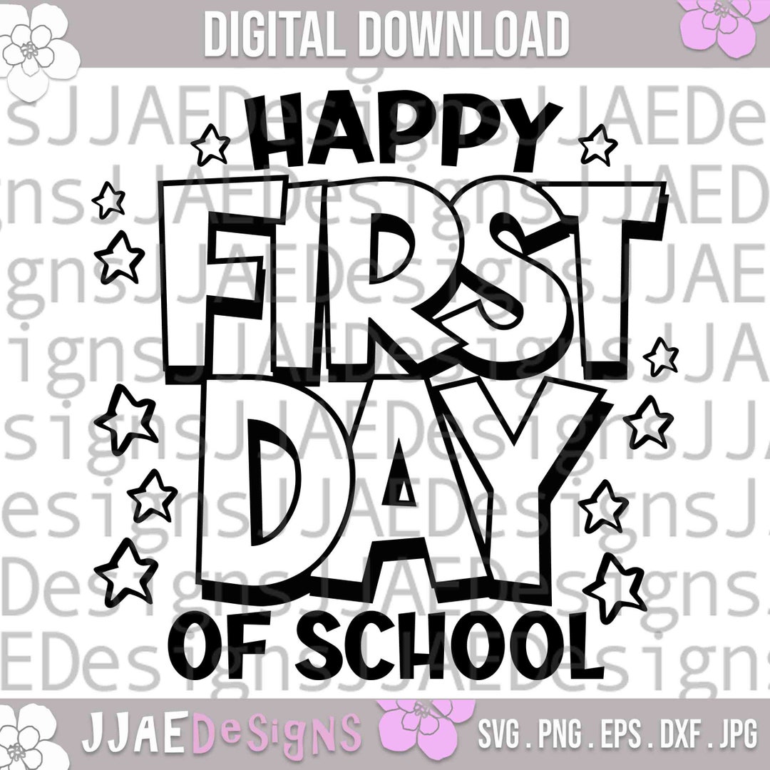 First Day of School Svg, Back to School Svg, Back to School Svg ...