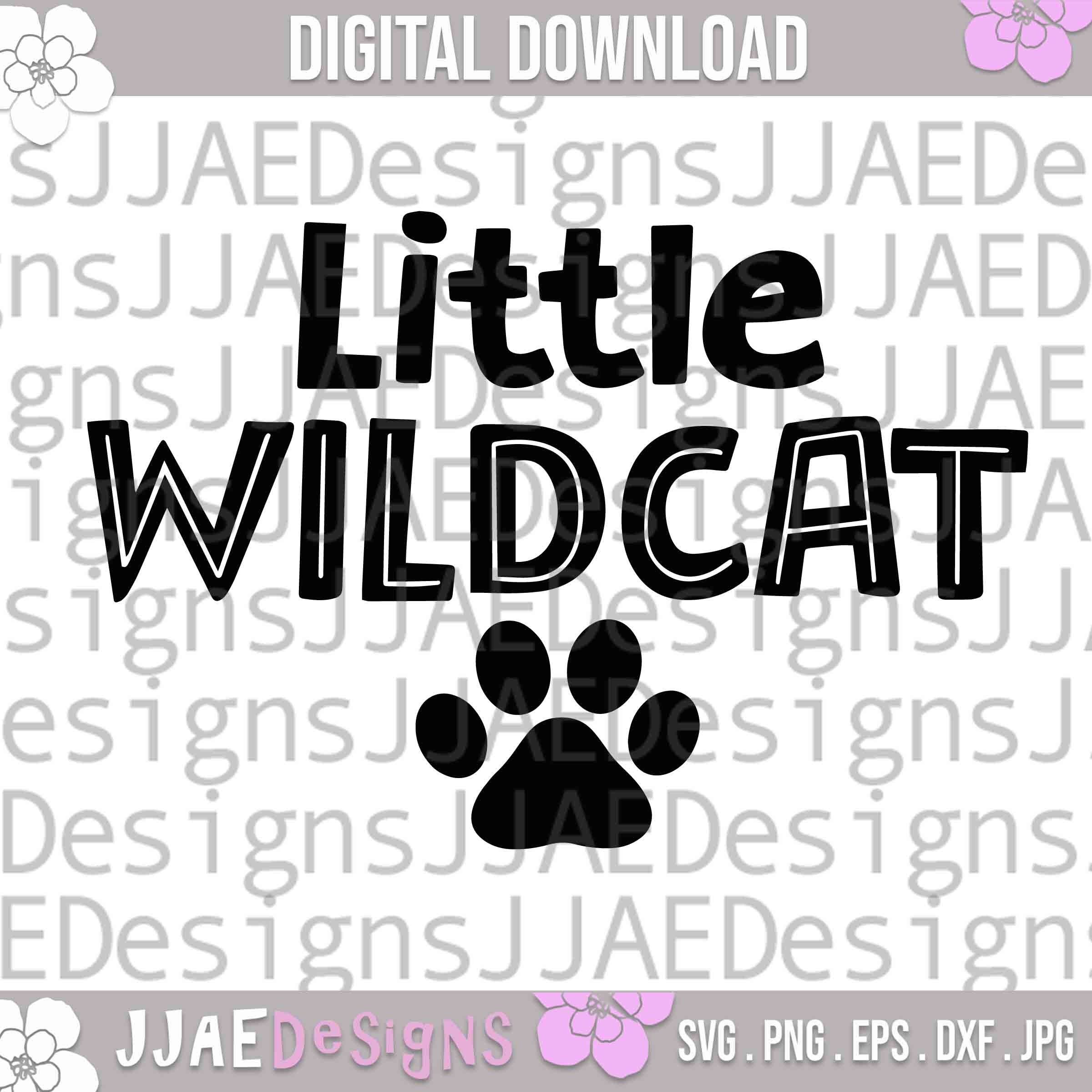Little Wildcat Svg, School Sports Team Shirt Svg, School Mascot Svg ...