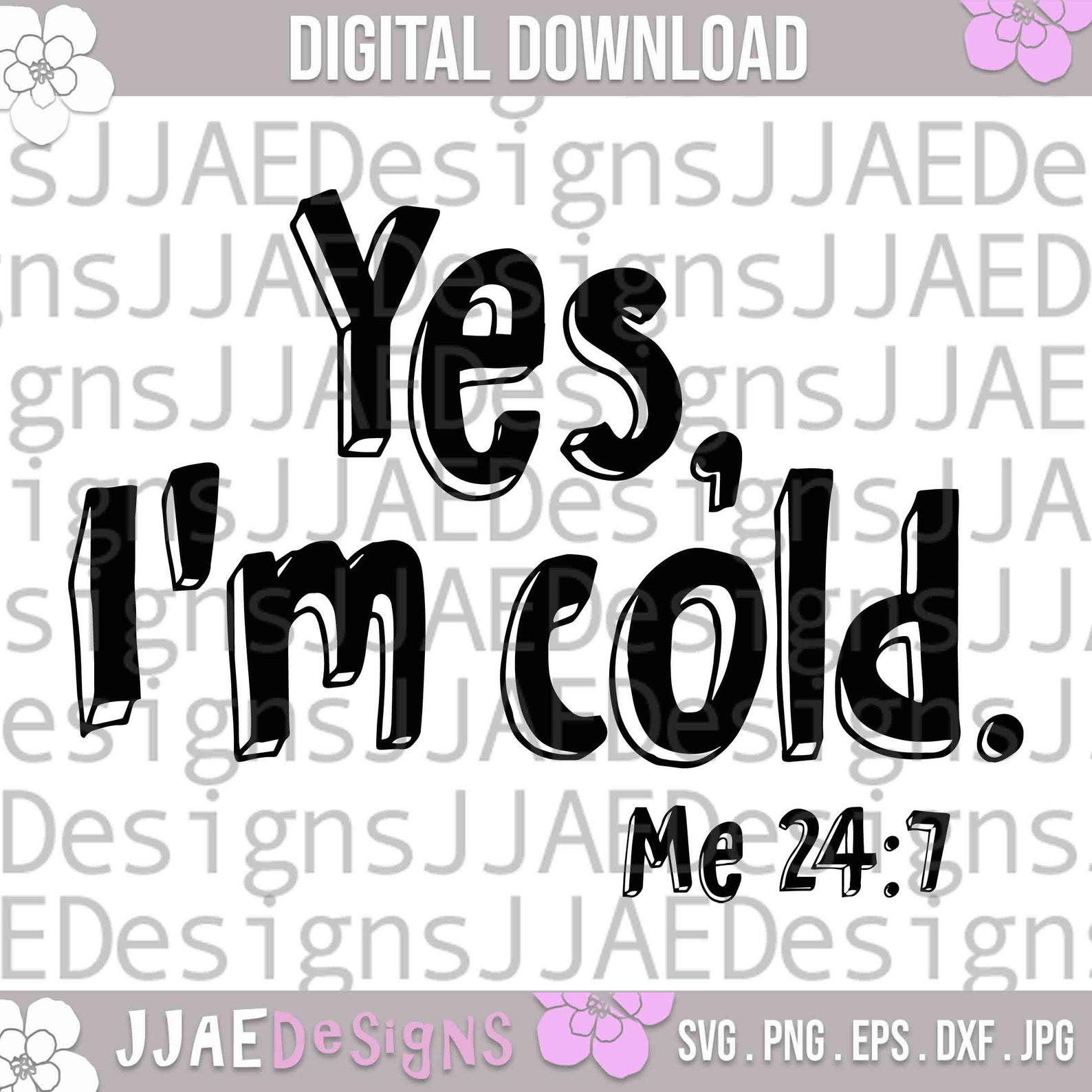 Winter SVG Christmas Svg Winter Svg Yes I'm Cold Svg - Etsy