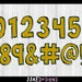 Green & Gold Alphabet PNG Letters, Doodle Letters PNG Letters, Green ...