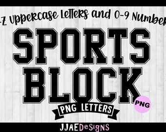 Varsity 3D Font Svg, Block Font Svg, College Font, University Font ...