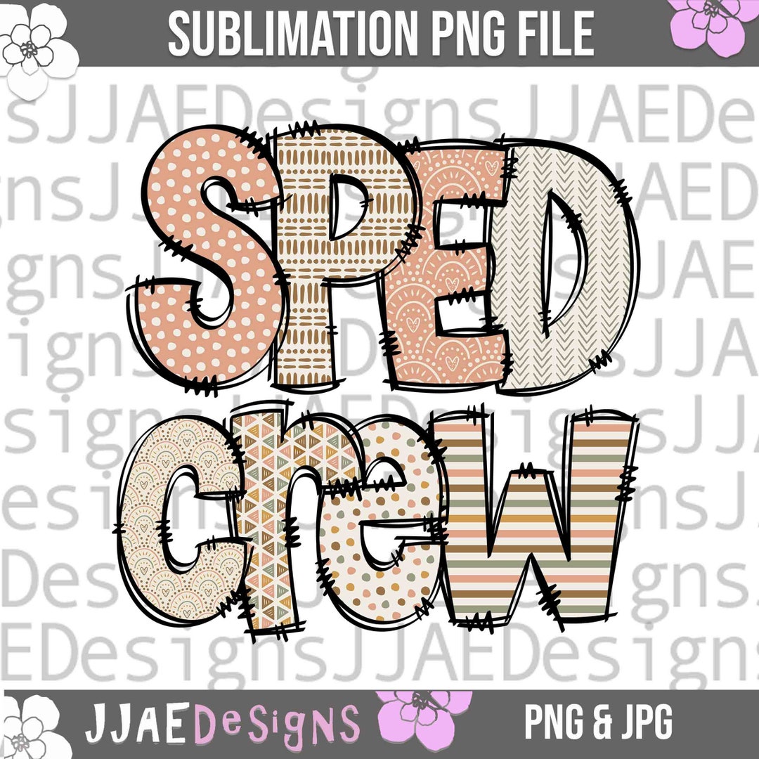 SPED Teacher Png | Special Education Teacher Shirt Png Sublimation ...