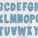 Christmas Alphabet PNG Letters, Doodle Letters PNG Letters, Christmas ...