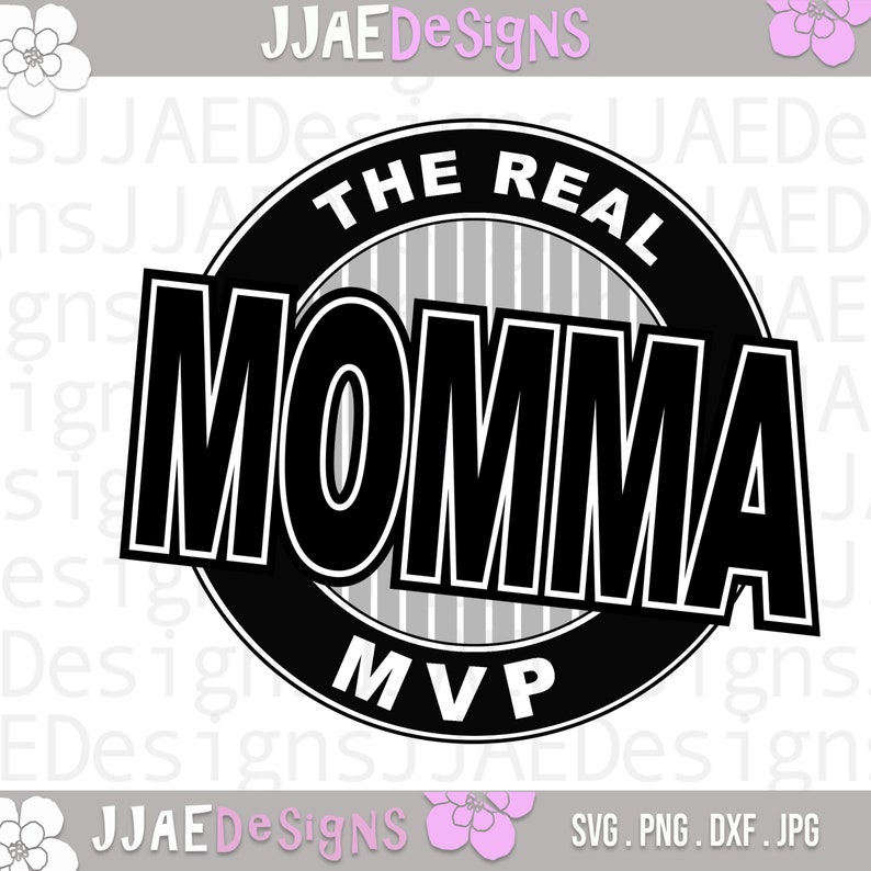 Momma the Real MVP Svg, Mothers Day Svg, Mother Svg, Mom Svg, Mom Life ...