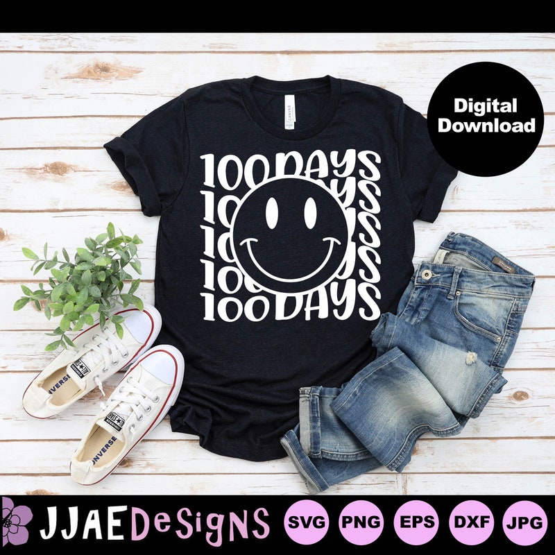100th Day Svg - Etsy