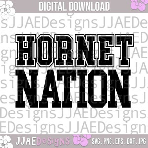 Hornets Svg, Hornet Nation Svg, School Sports Team Shirt Svg, Hornets ...