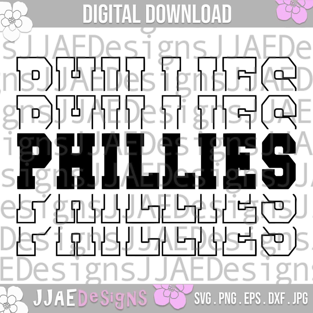 Phillies Svg, School Sports Team Shirt Svg, School Mascot Svg, Phillies ...