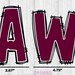 Maroon PNG Letters, Doodle Maroon Alphabet, PNG Doodle Letters Set PNG ...