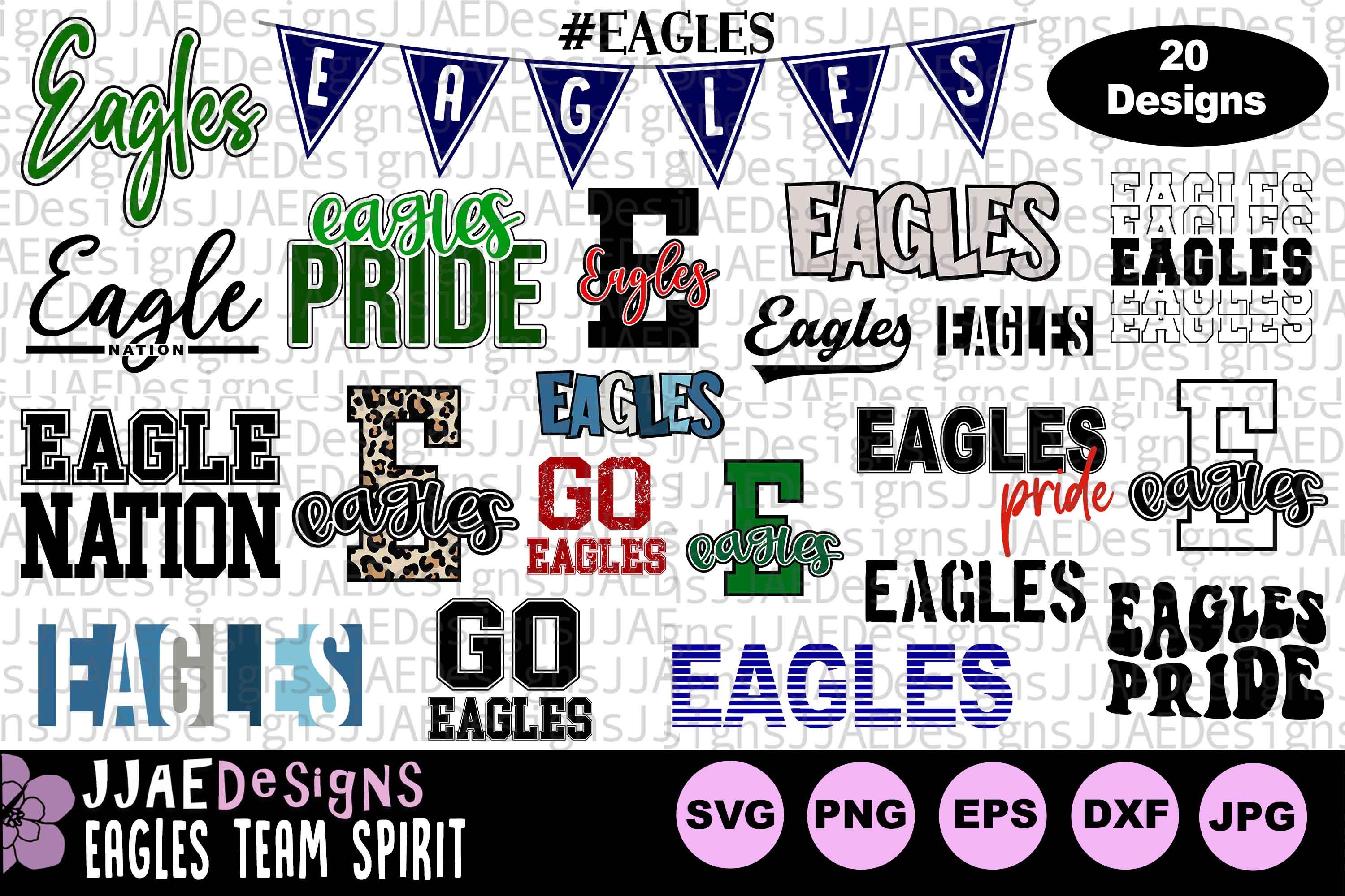 Eagles Svg, Eagles Svg Bundle, Eagles School Spirit Svg, School Sports ...