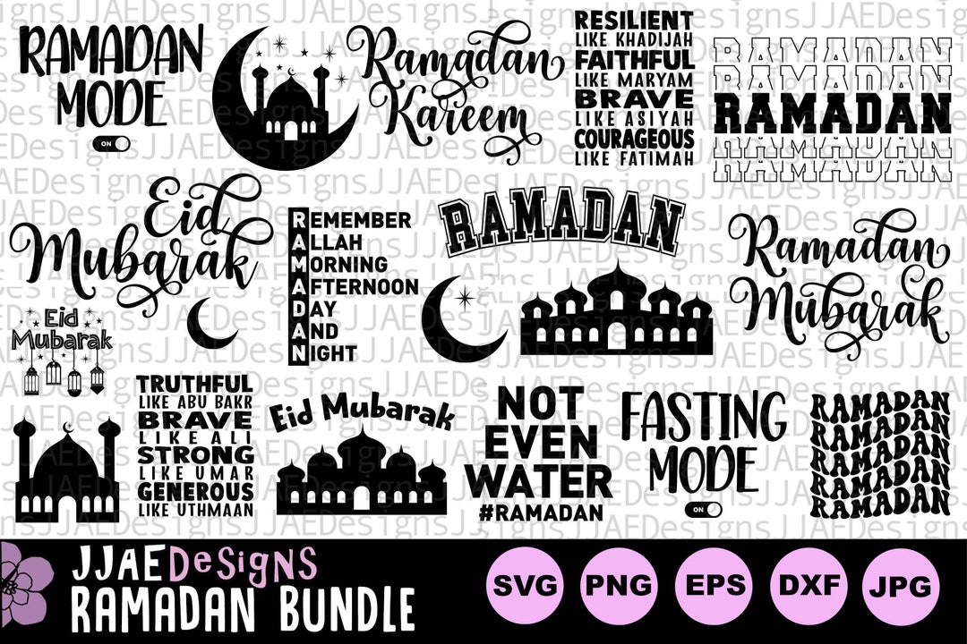Ramadan Svg, Eid Mubarak Svg, Ramadan Svg Bundle, Ramadan Mubarak, Eid ...