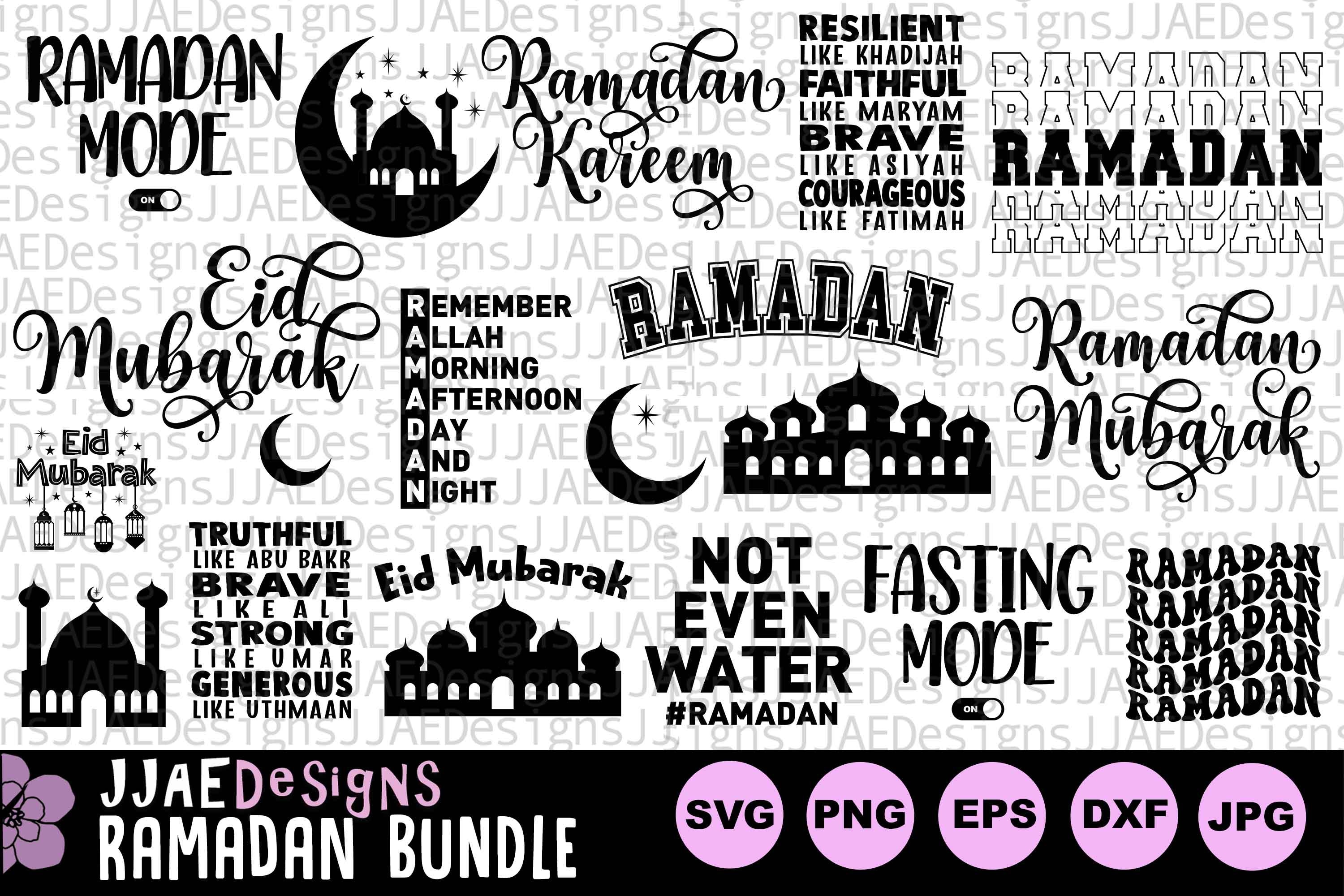 Ramadan svg Eid Mubarak Svg Ramadan svg Bundel ramadan - Etsy Nederland