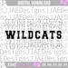 Wildcats SVG Bundle, School Sports Team Shirt Svg, School Mascot Svg ...