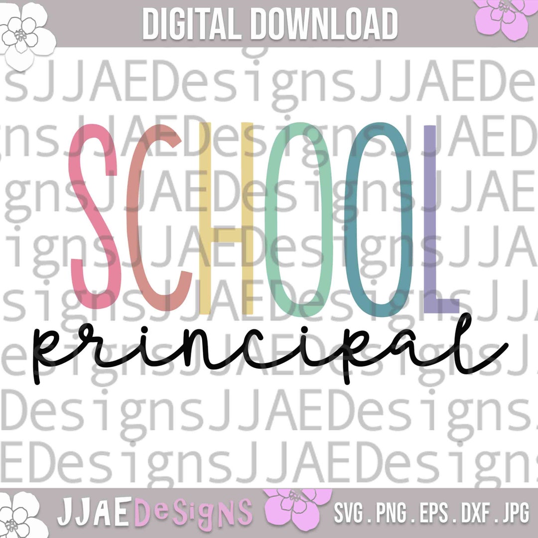 Principal Svg, Principal Shirt Svg, Back to School Svg, School ...