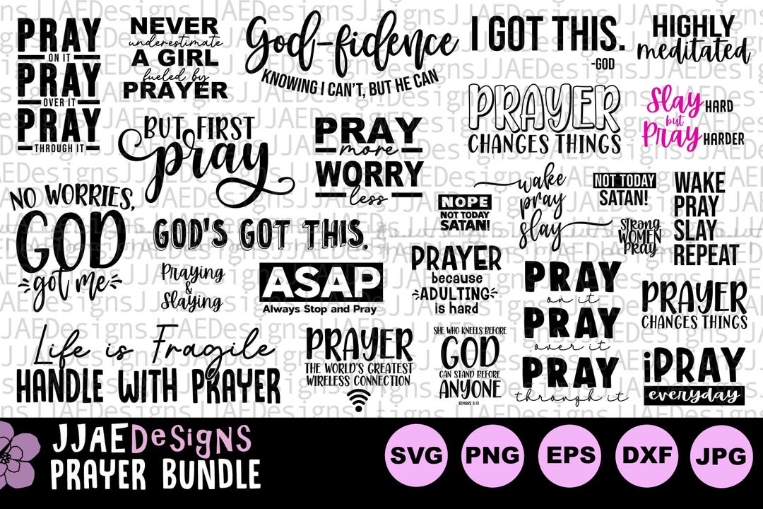 Prayer Svg, Christian Svg, Prayer Svg Bundle, Christian Svg Bundle ...